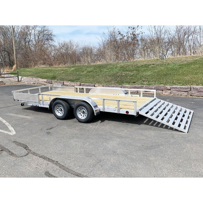 Trophy Trailer - TANDEM AXLE - OPEN SIDE - Aluminum Utility Trailer