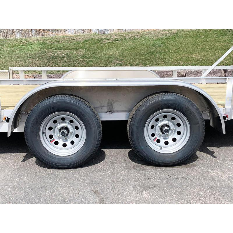 Trophy Trailer - TANDEM AXLE - OPEN SIDE - Aluminum Utility Trailer